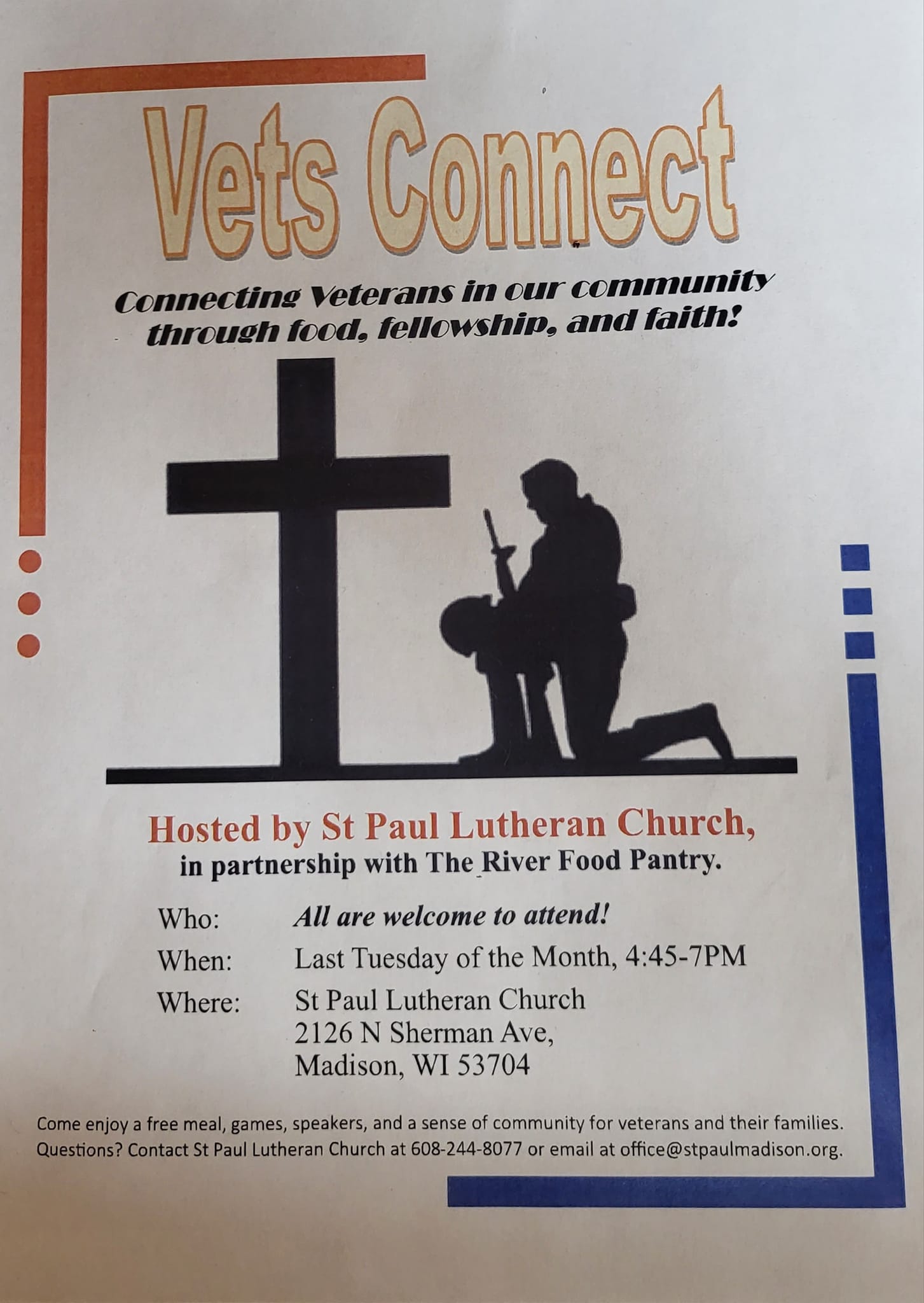 Vets-Connect-flyer | The River Food Pantry